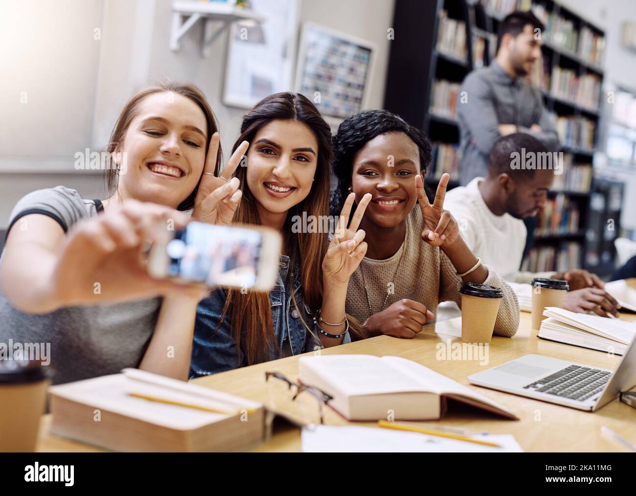 Good luck to everyone starting their exams. a group of young women ...