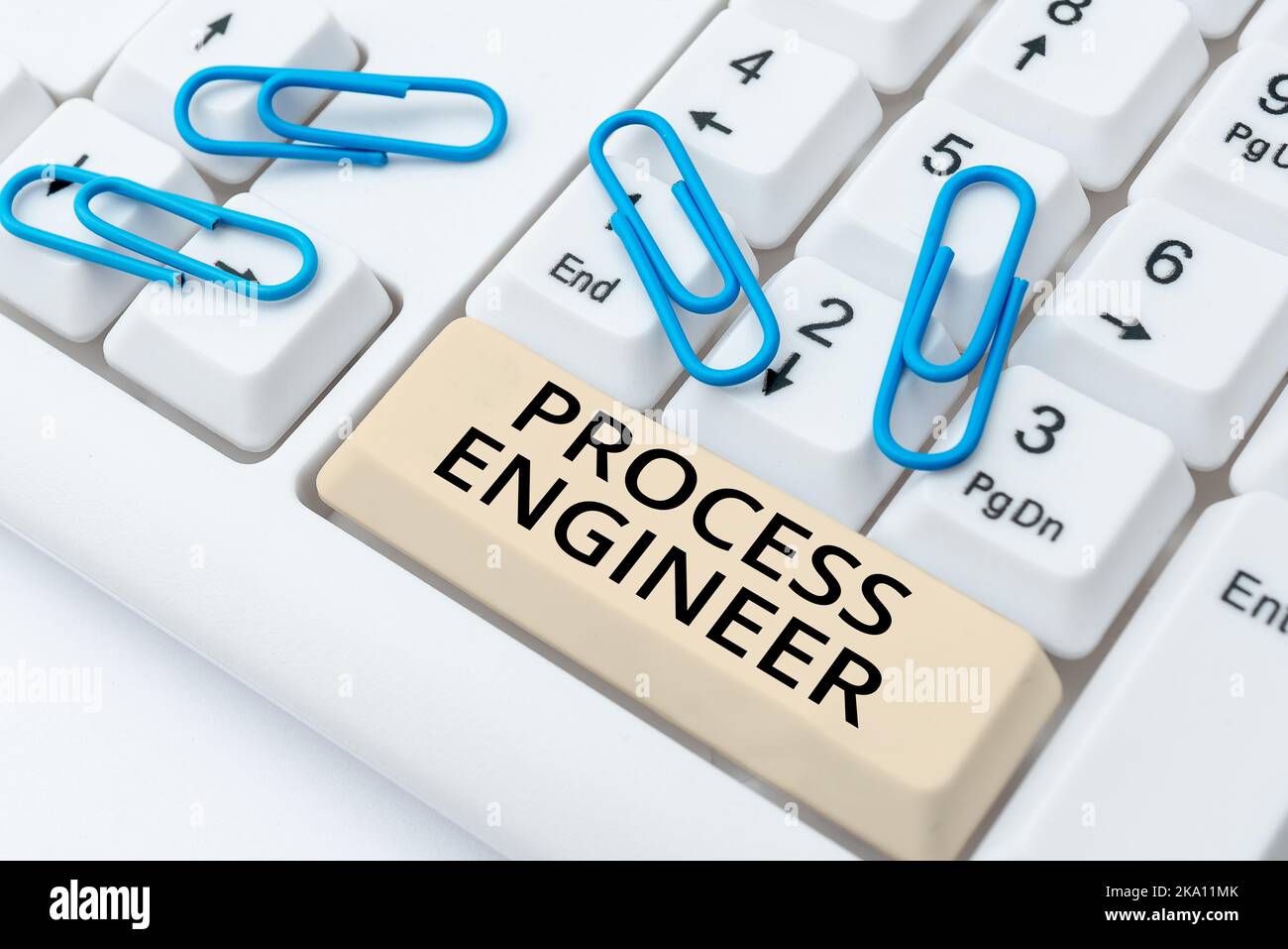 Handwriting text Process Engineer. Business approach deciding how to go ...