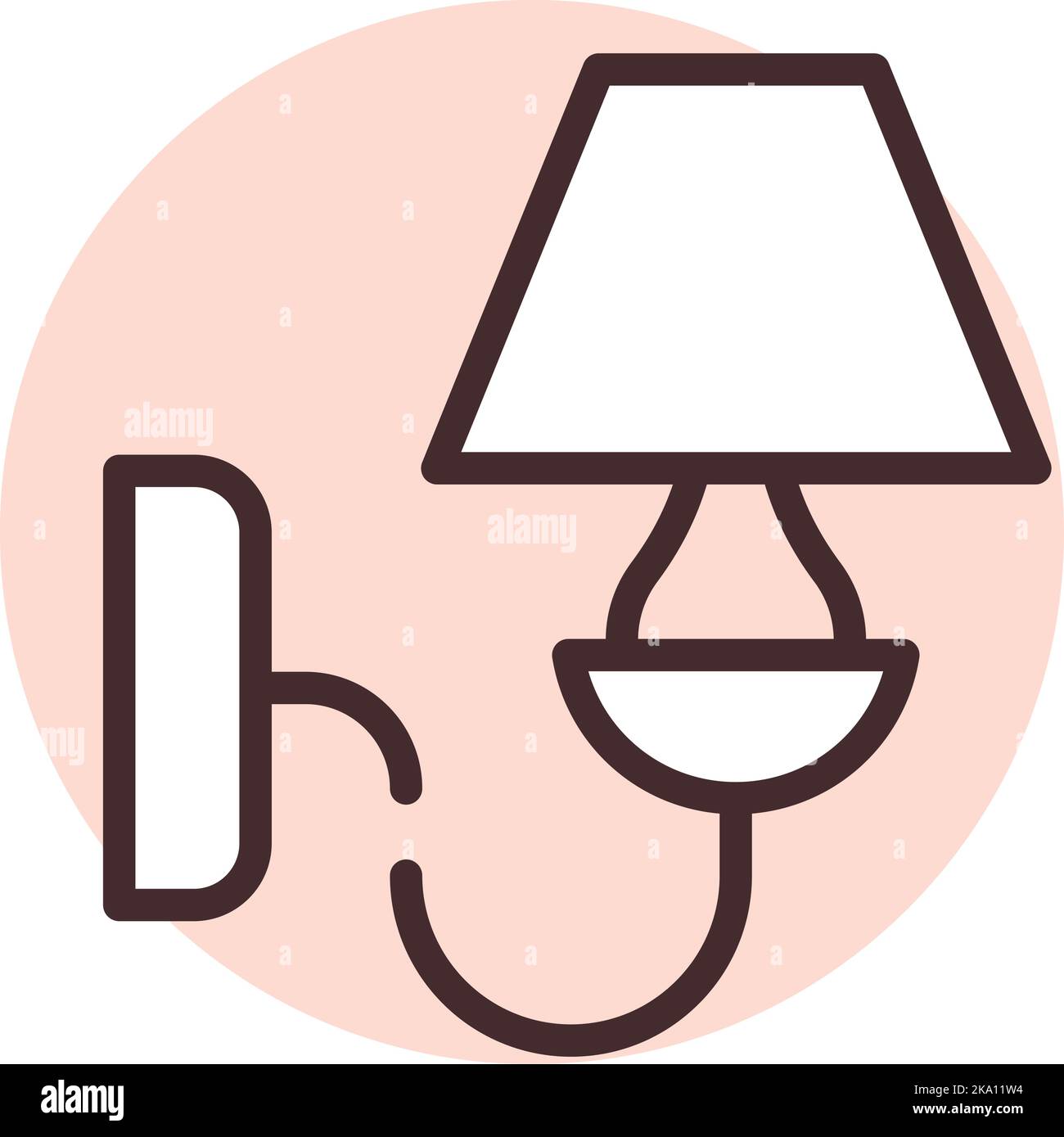 Interior wall light design Stock Vector Images - Alamy