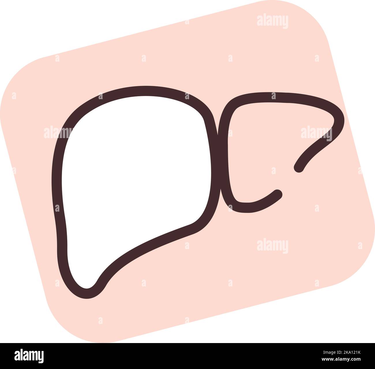 Human liver icon vector vectors hi-res stock photography and images - Alamy