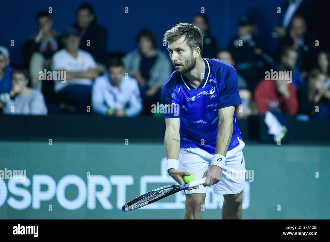 Corentin Moutet of France during the Rolex Paris Masters, ATP Masters ...
