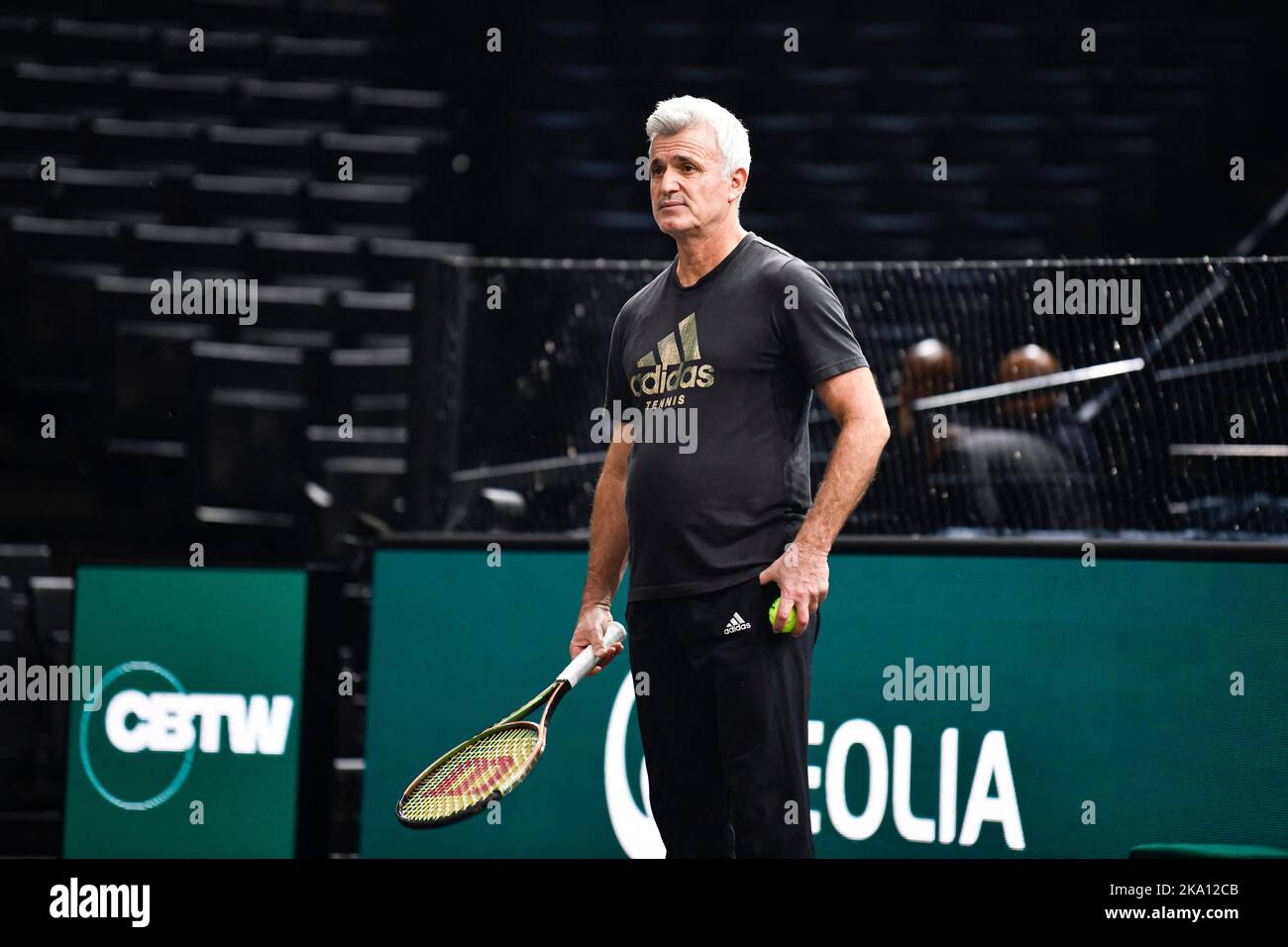 Apostolos Tsitsipas, father and coach of Stefanos Tsitsipas during the ...