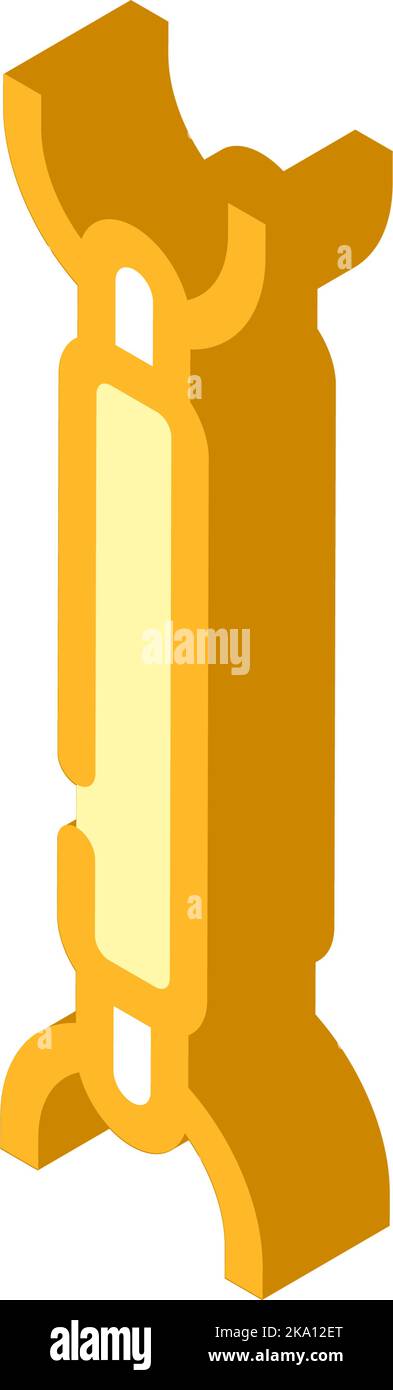 bar chain isometric icon vector illustration Stock Vector Image & Art ...