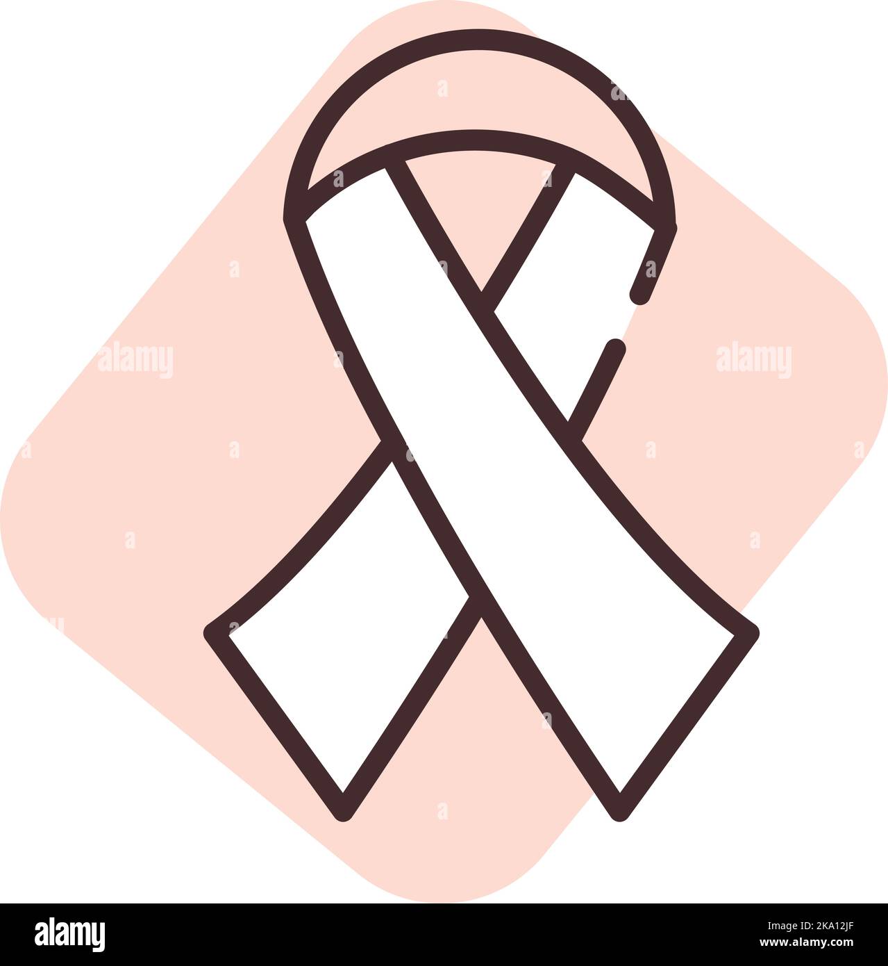 Medical cancer, illustration or icon, vector on white background Stock ...