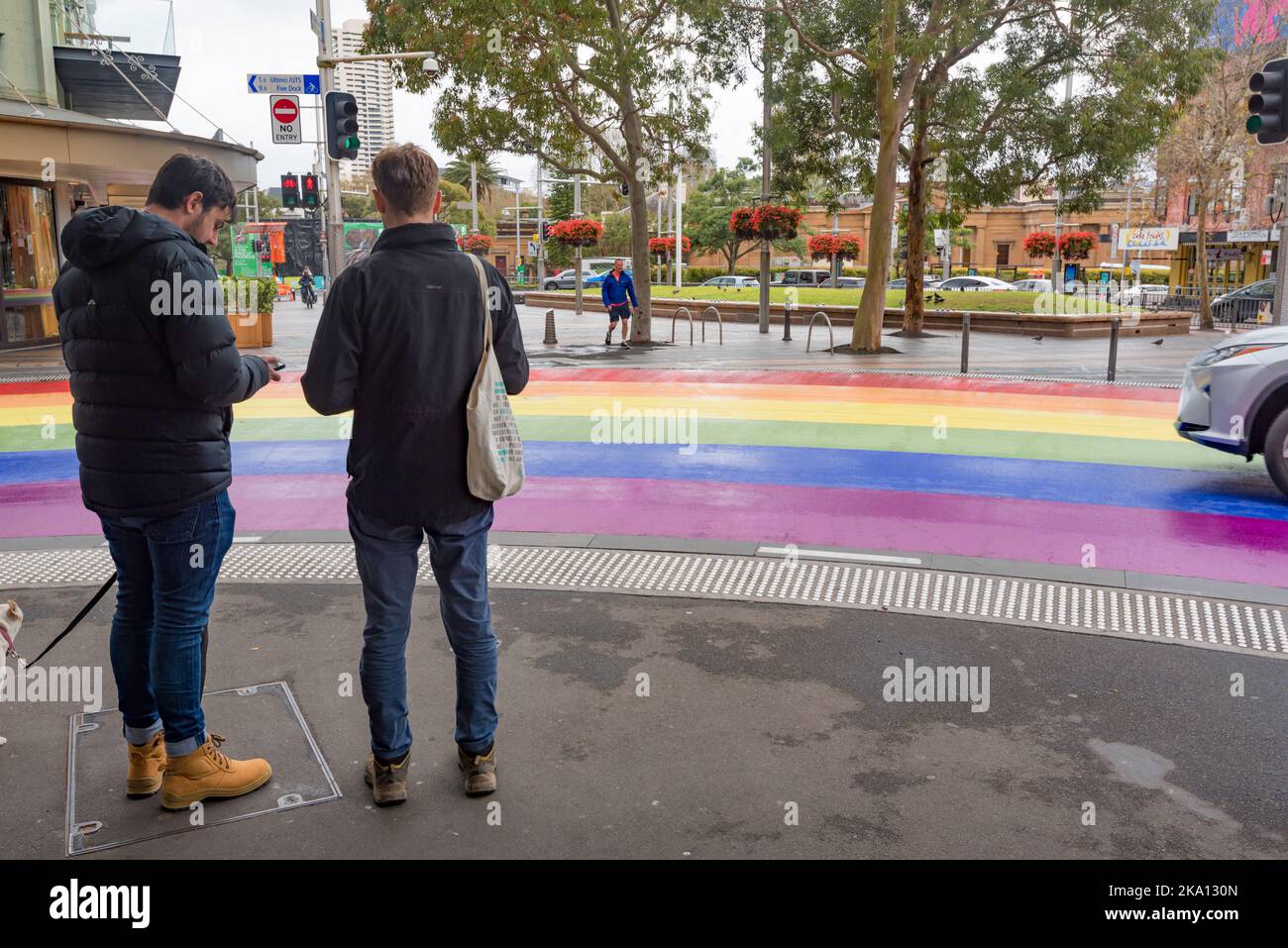After a brief appearance in 2013 the rainbow road crossing in Taylors ...