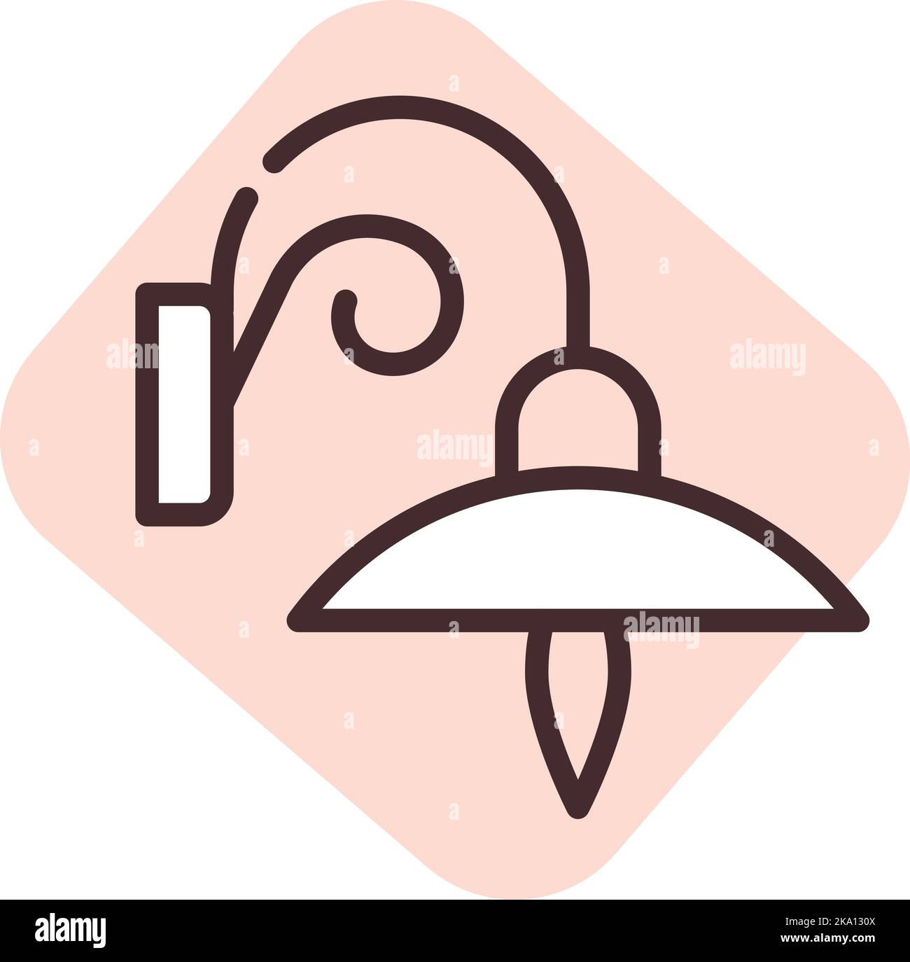 Black lamp post on Stock Vector Images - Alamy