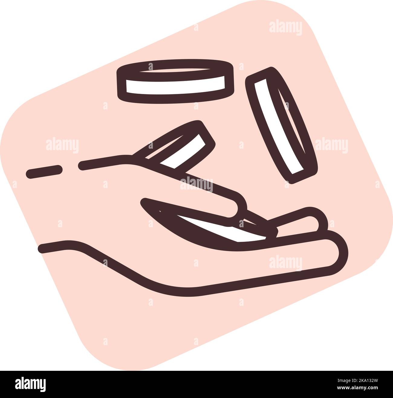 Money silhouette icon on Stock Vector Images - Alamy