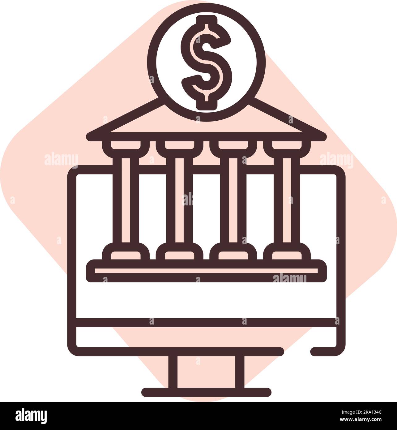 Money credit online icon Cut Out Stock Images & Pictures - Alamy