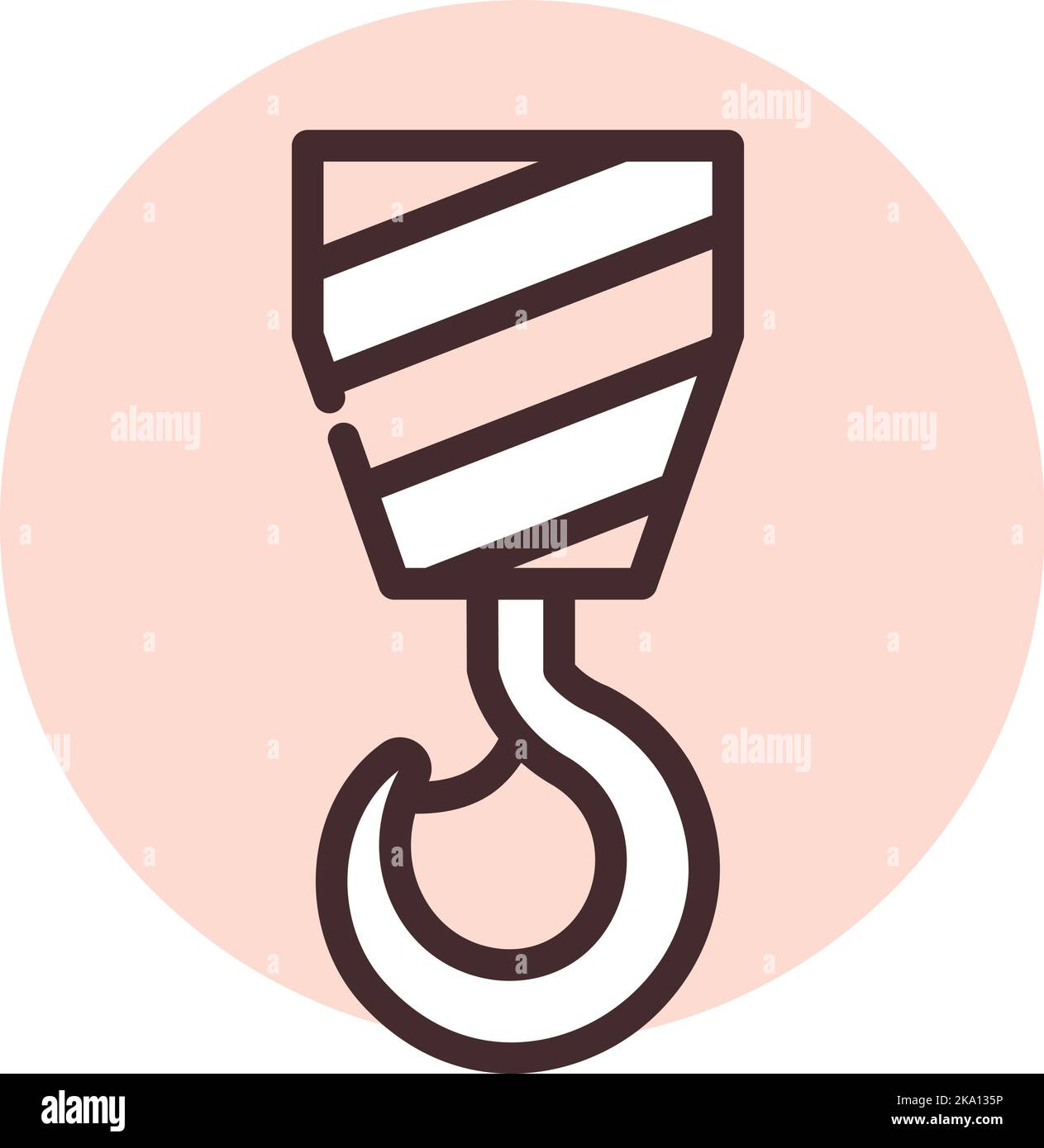 Industrial concept construction plant crane Stock Vector Images - Alamy