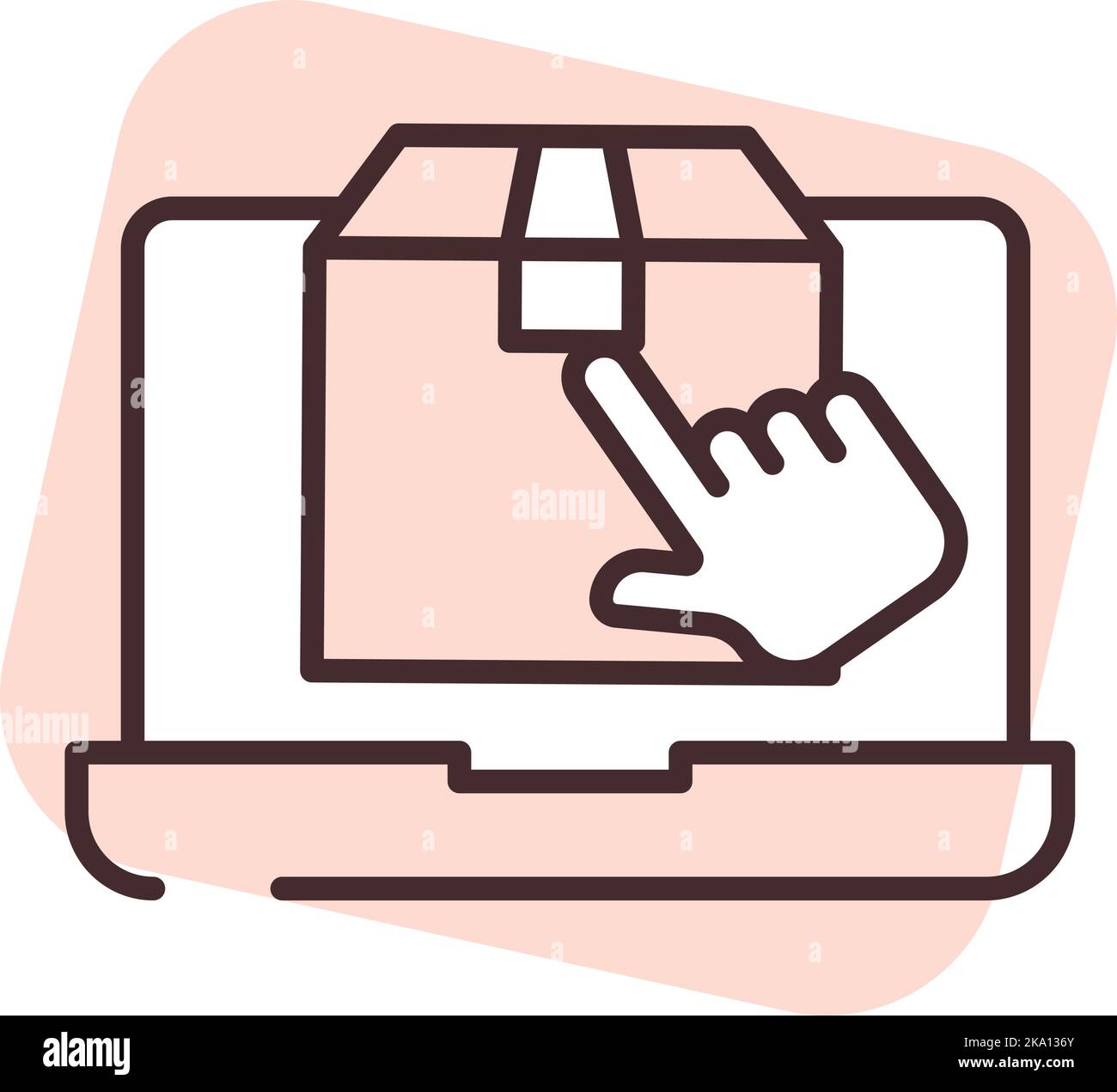 Internet shipment Stock Vector Images - Alamy