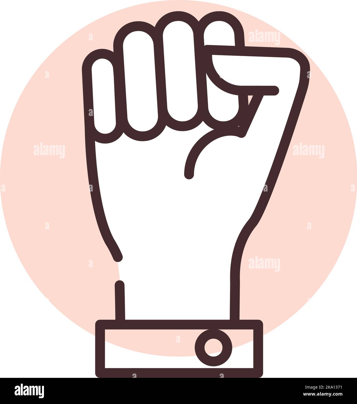 People business power, illustration or icon, vector on white background ...