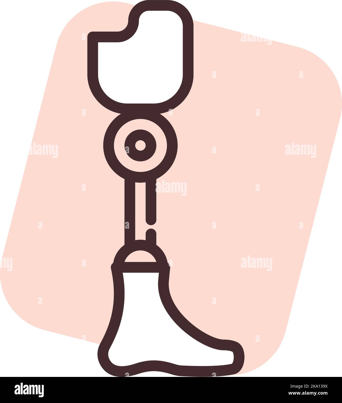 Prosthetic leg athlete Stock Vector Images - Alamy