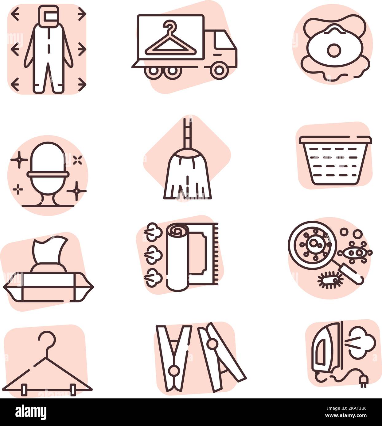 Purification icon set, illustration or icon, vector on white background ...