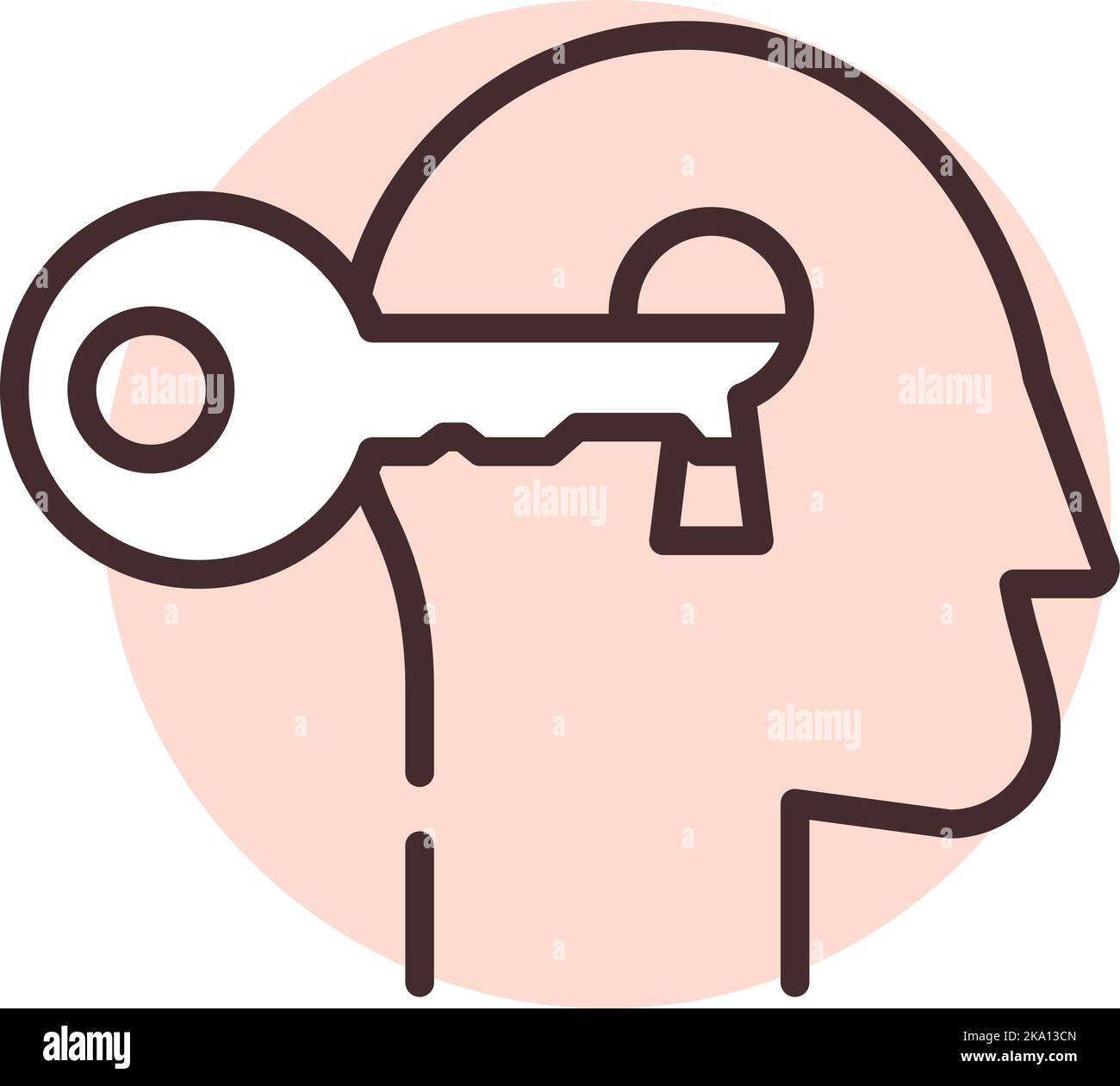 Medical brain help, illustration or icon, vector on white background ...