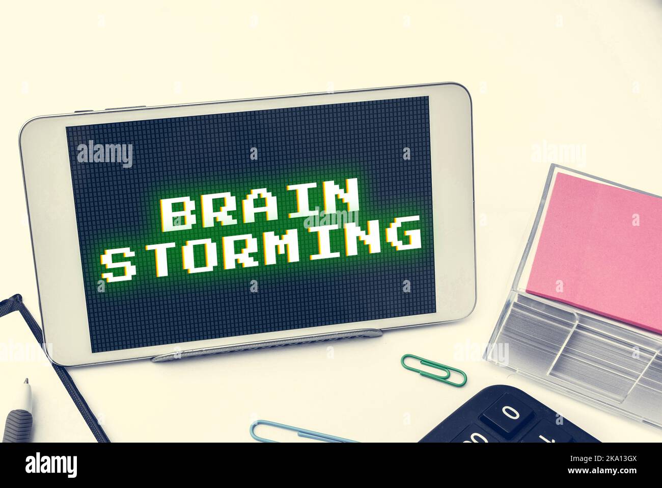 Conceptual caption Brain Storming. Business approach Long term ...