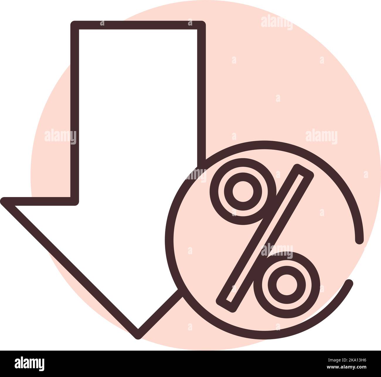 Percentage sign decline hi-res stock photography and images - Alamy