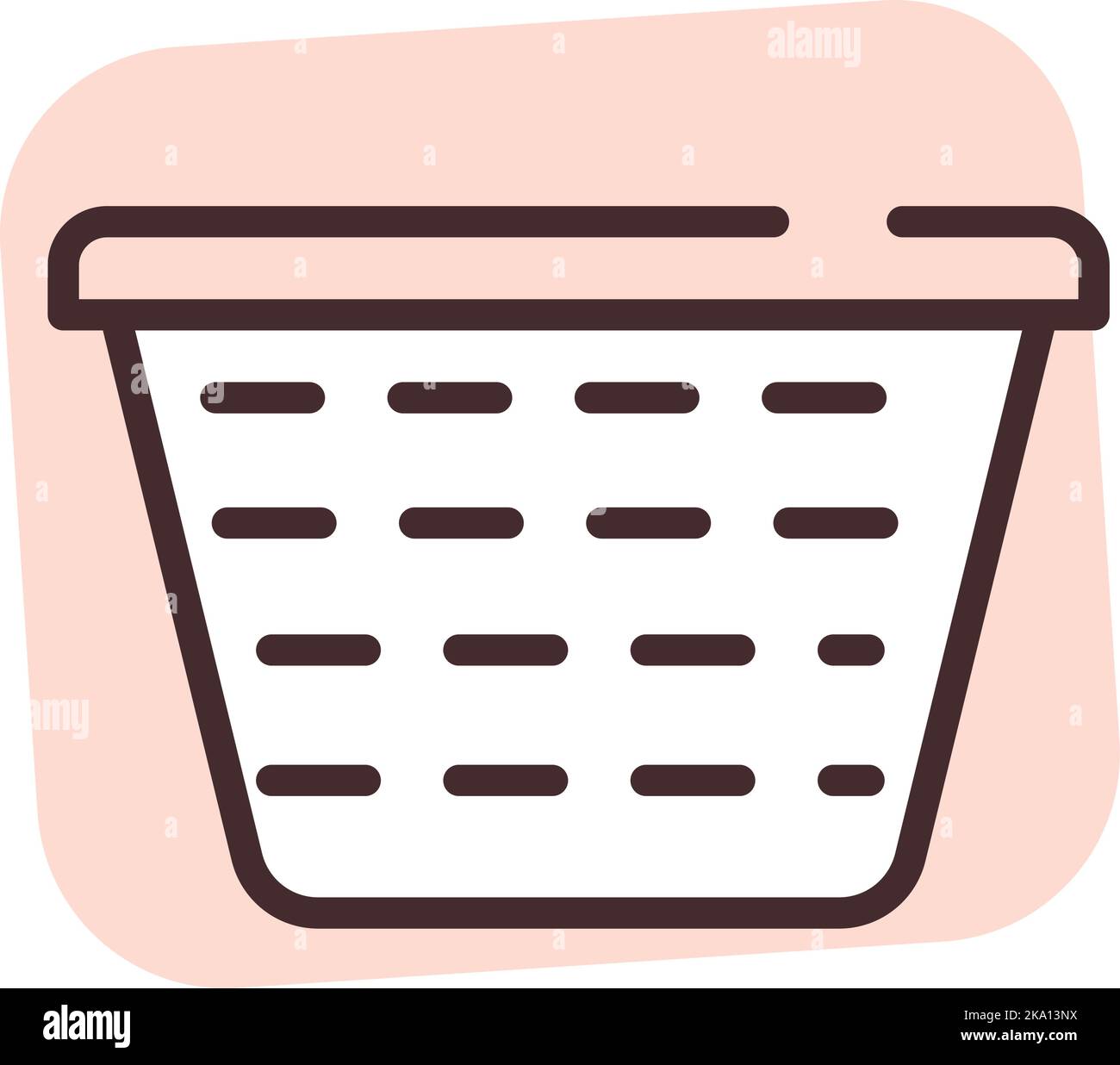Purification bucket, illustration or icon, vector on white background ...