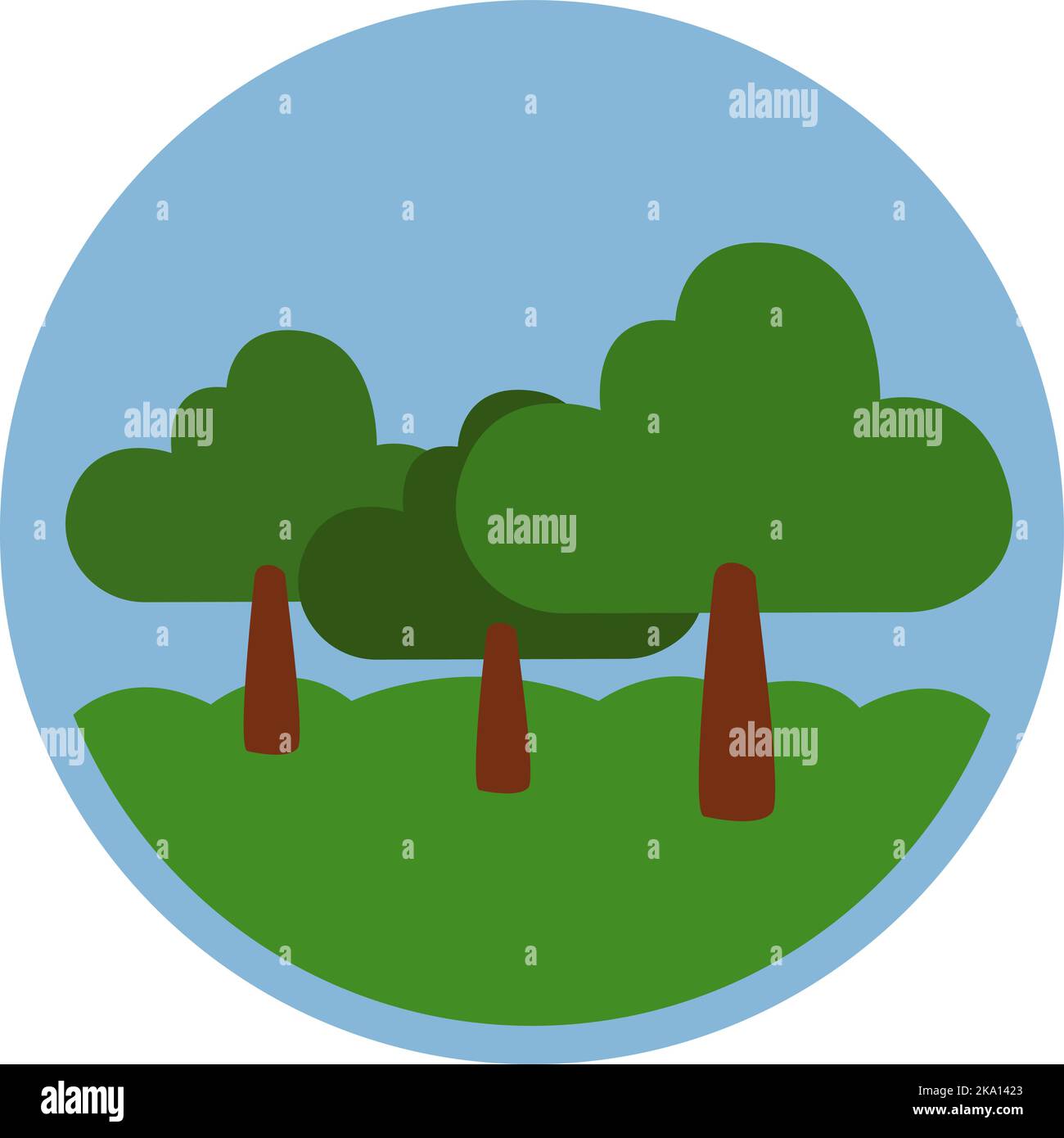 Forest life Stock Vector Images - Alamy