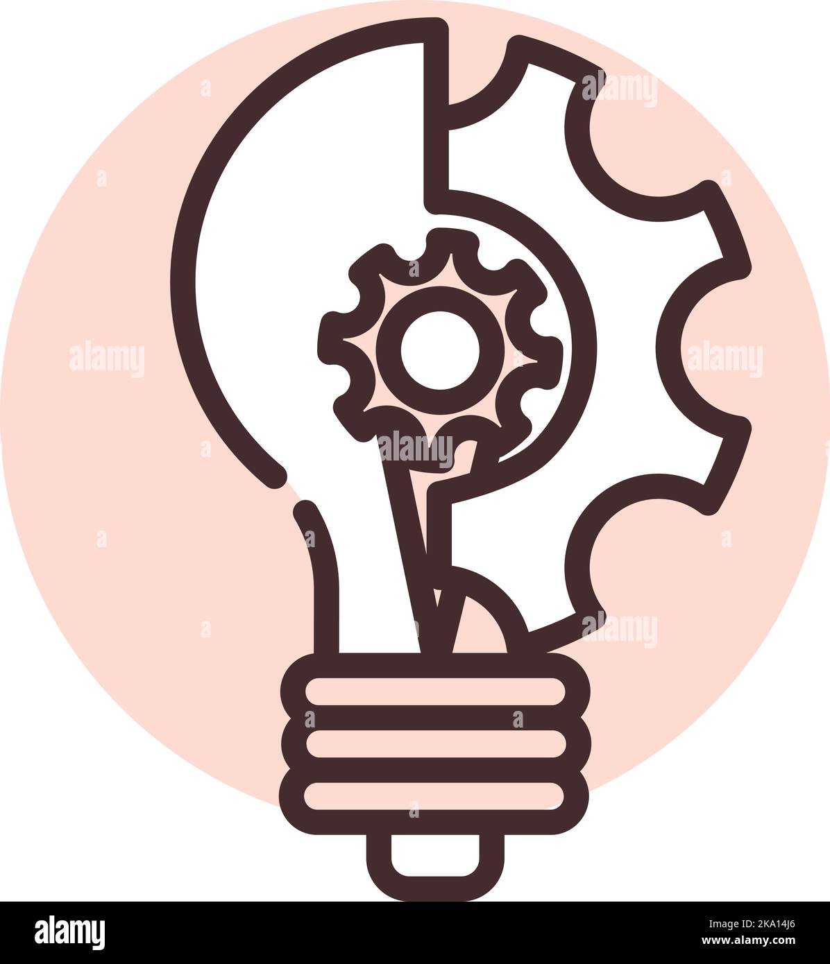 Team work generation, illustration or icon, vector on white background ...