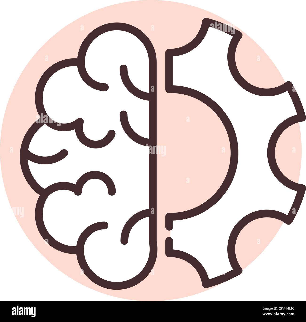 Team work generation, illustration or icon, vector on white background ...