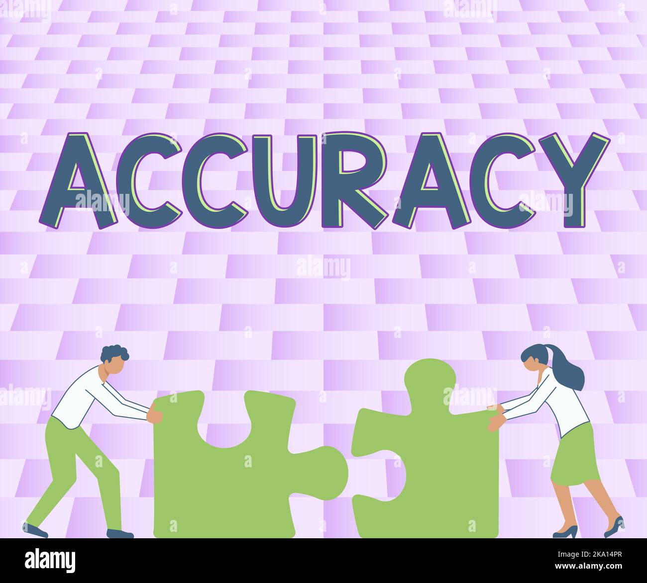 Sign displaying Accuracy. Concept meaning refer to the closeness of ...