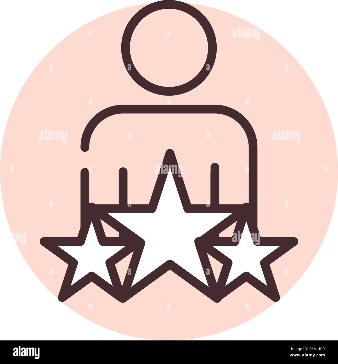 Team work satisfaction, illustration or icon, vector on white ...