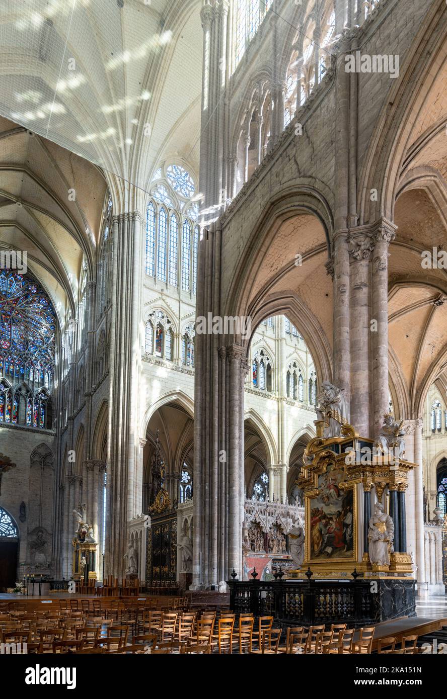 Amiens, France - 12 September, 2022: interior view of the Amiens ...