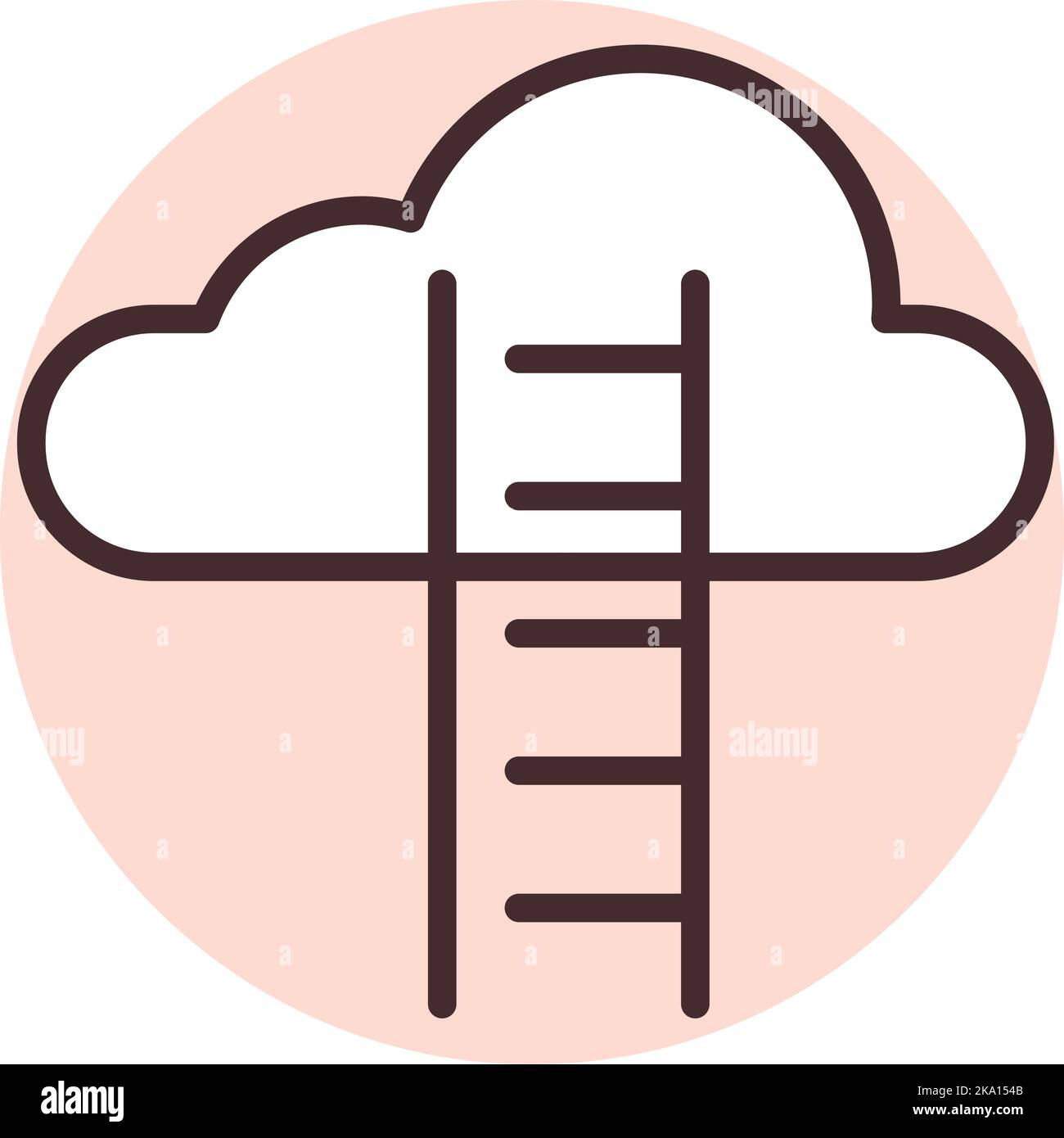 Team work goal, illustration or icon, vector on white background Stock ...