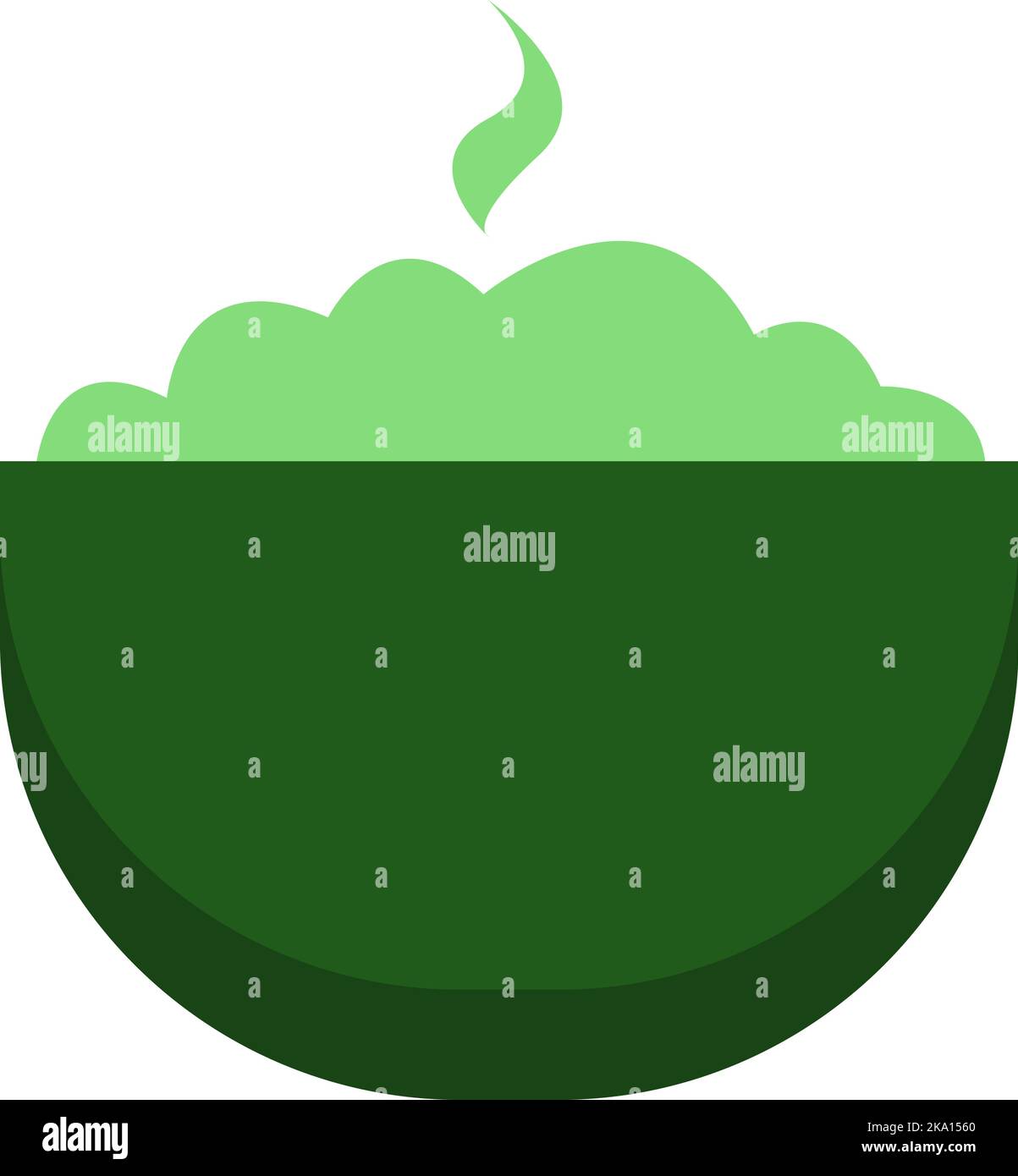 Vegetarian food puree, illustration or icon, vector on white background ...