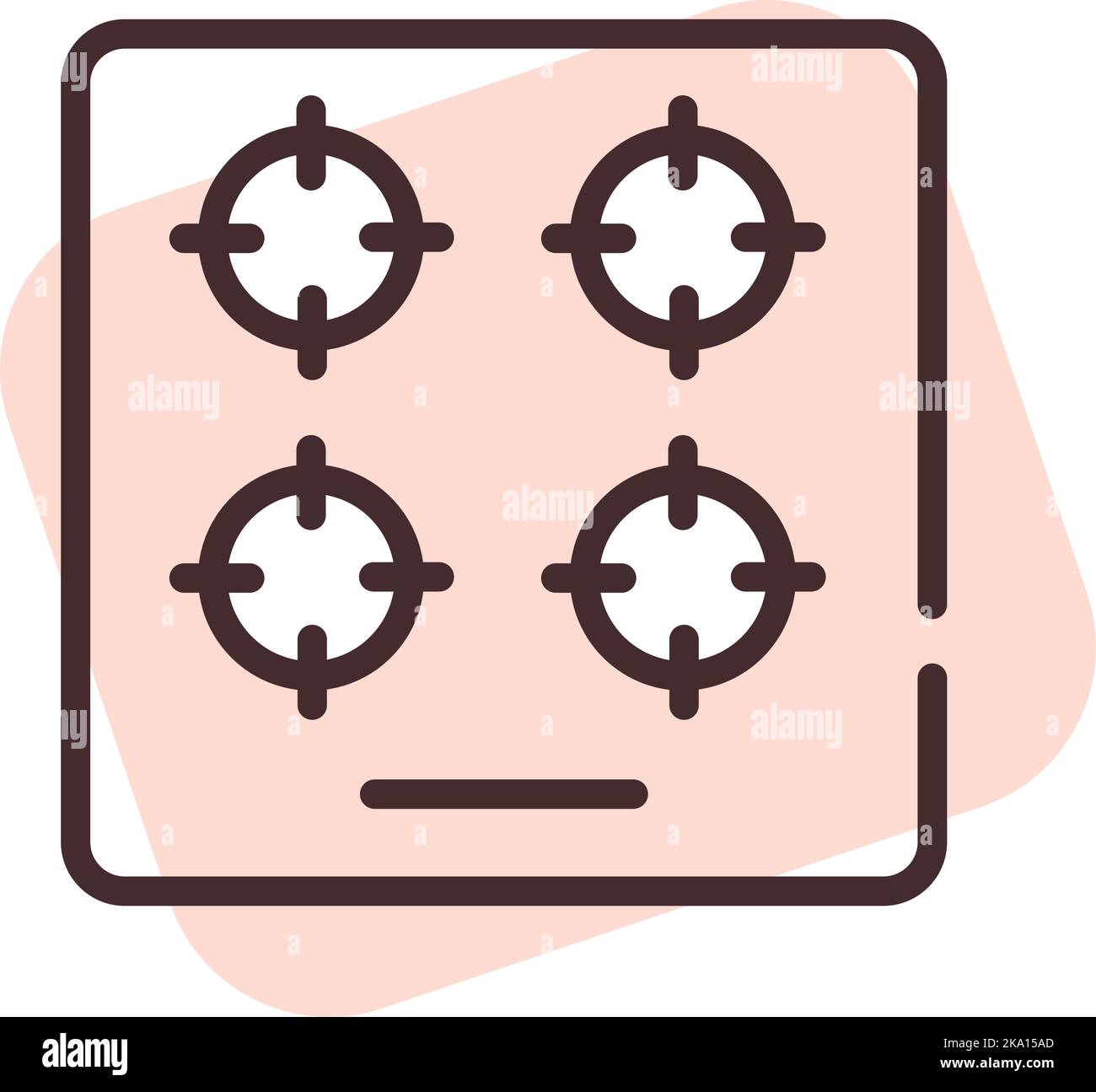 Technology cooker, illustration or icon, vector on white background ...