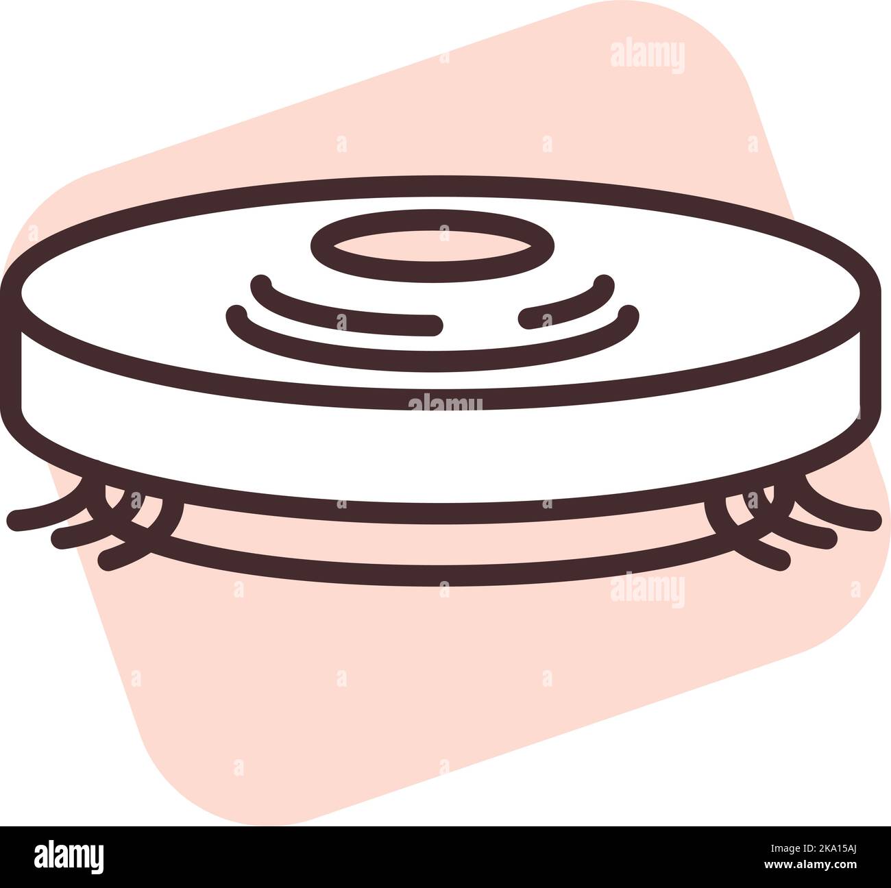 Robot vacuum cleaner icon Cut Out Stock Images & Pictures - Alamy