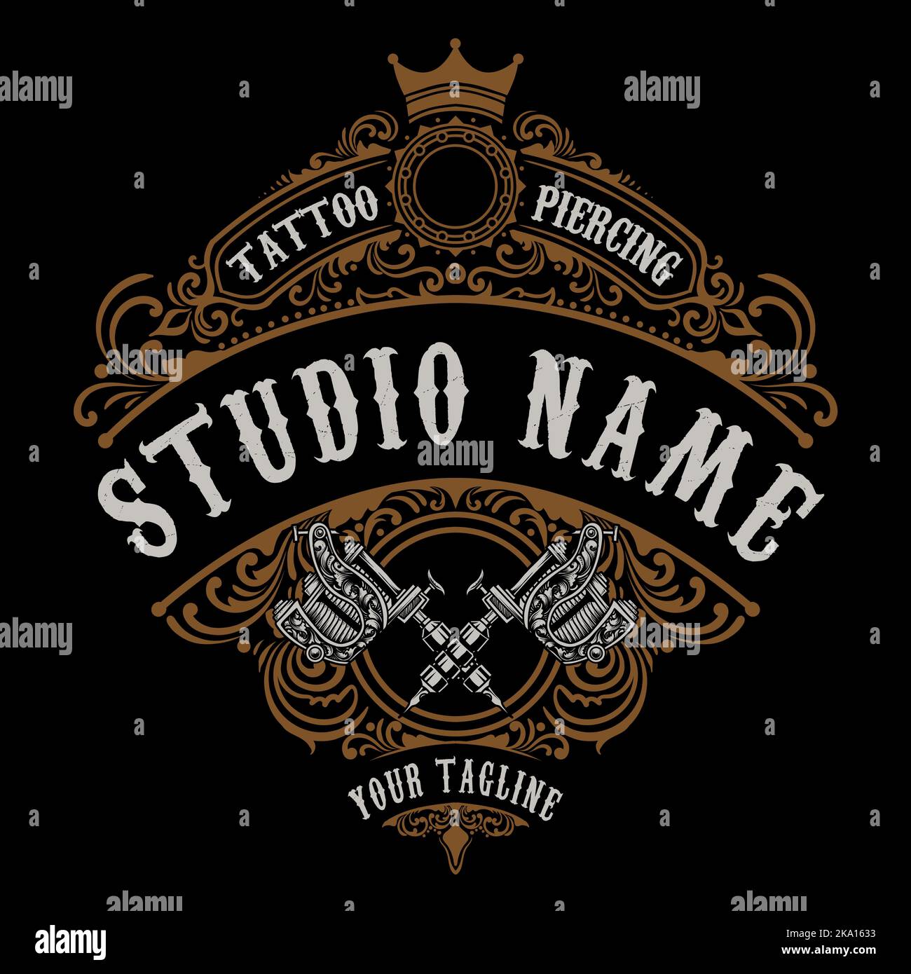 Vintage tattoo poster hi-res stock photography and images - Alamy