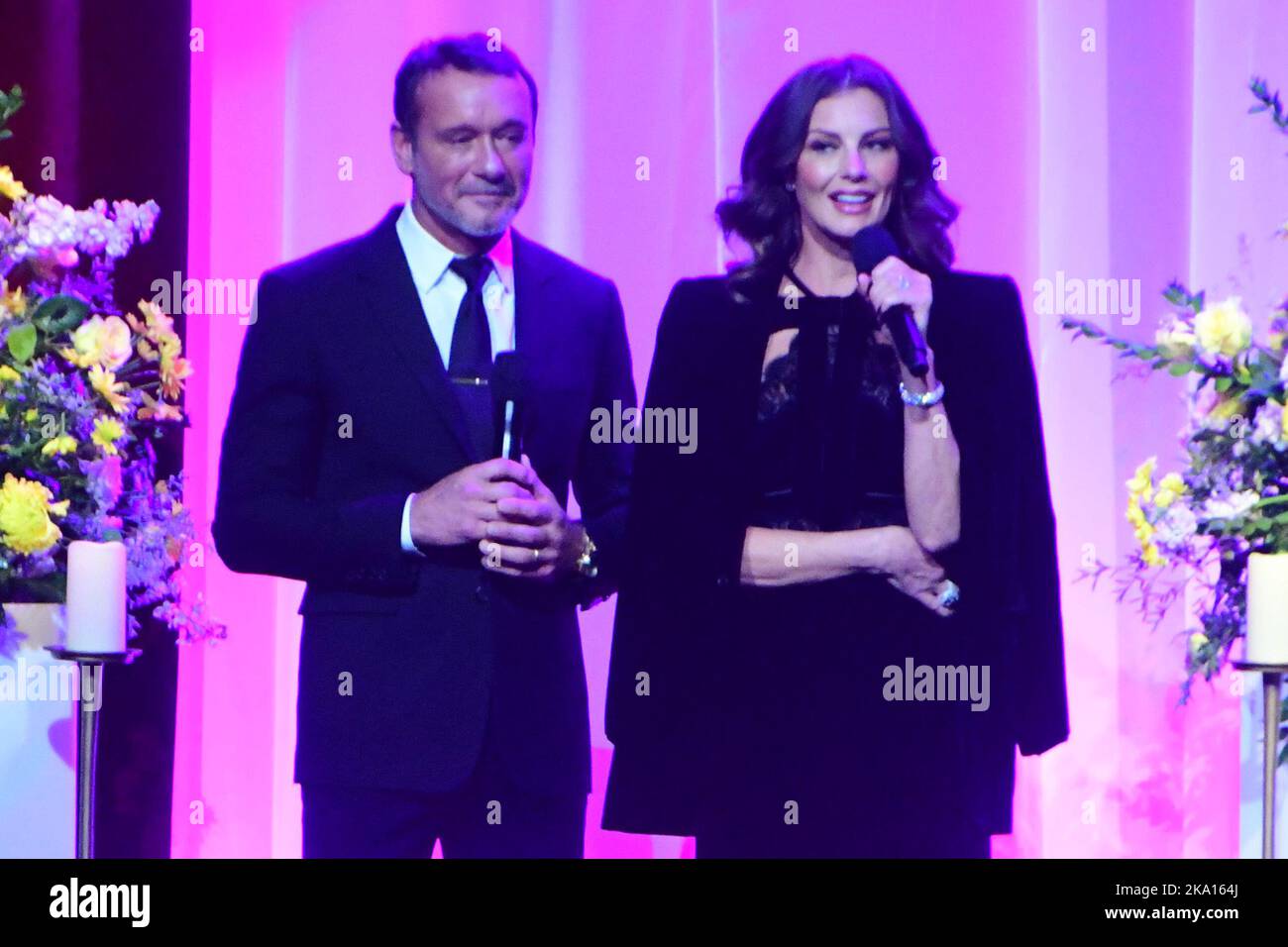30 October 2022 - Nashville, Tennessee - Tim McGraw, Faith Hill. CMT ...