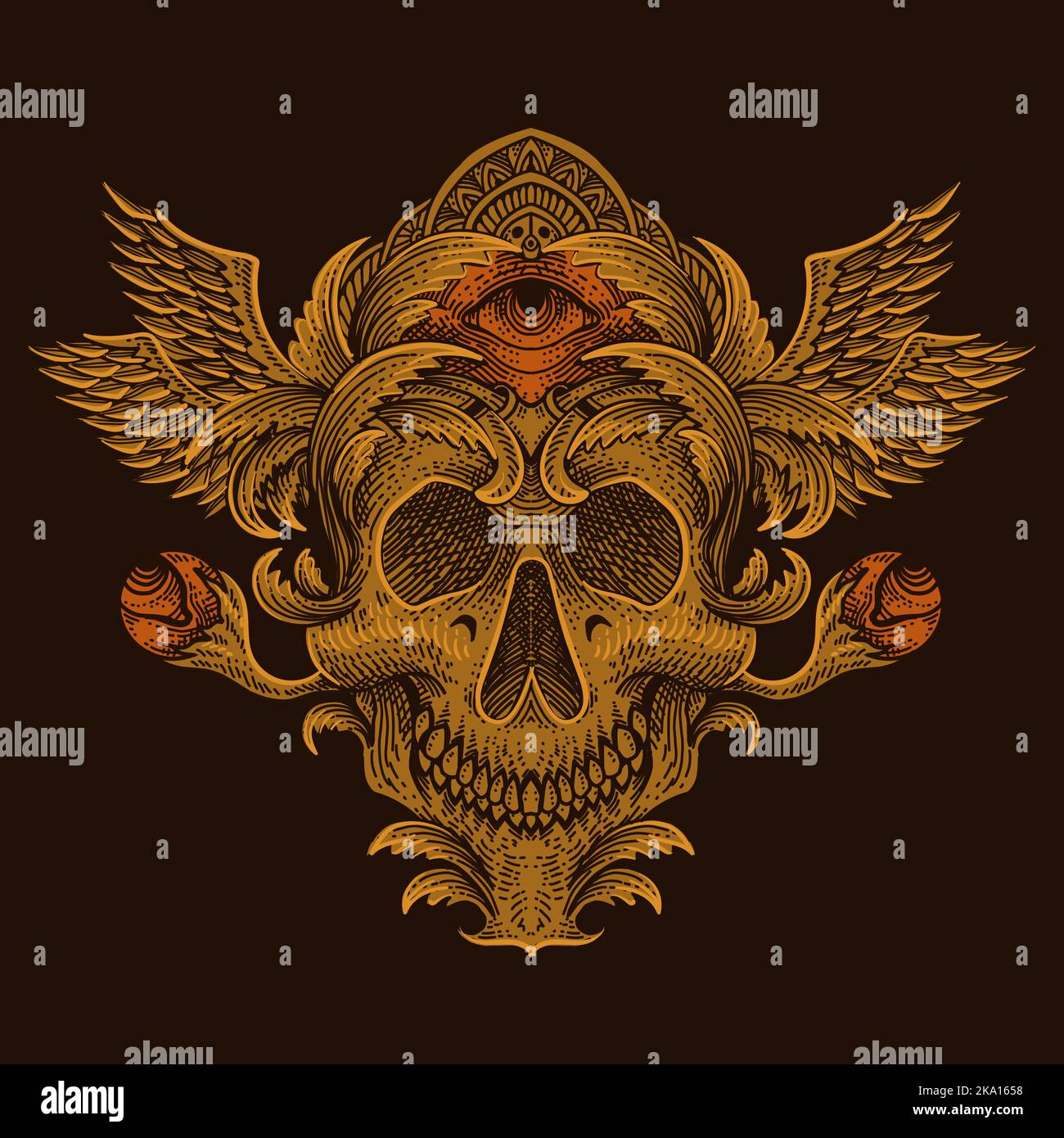 Angel baby etching hi-res stock photography and images - Alamy