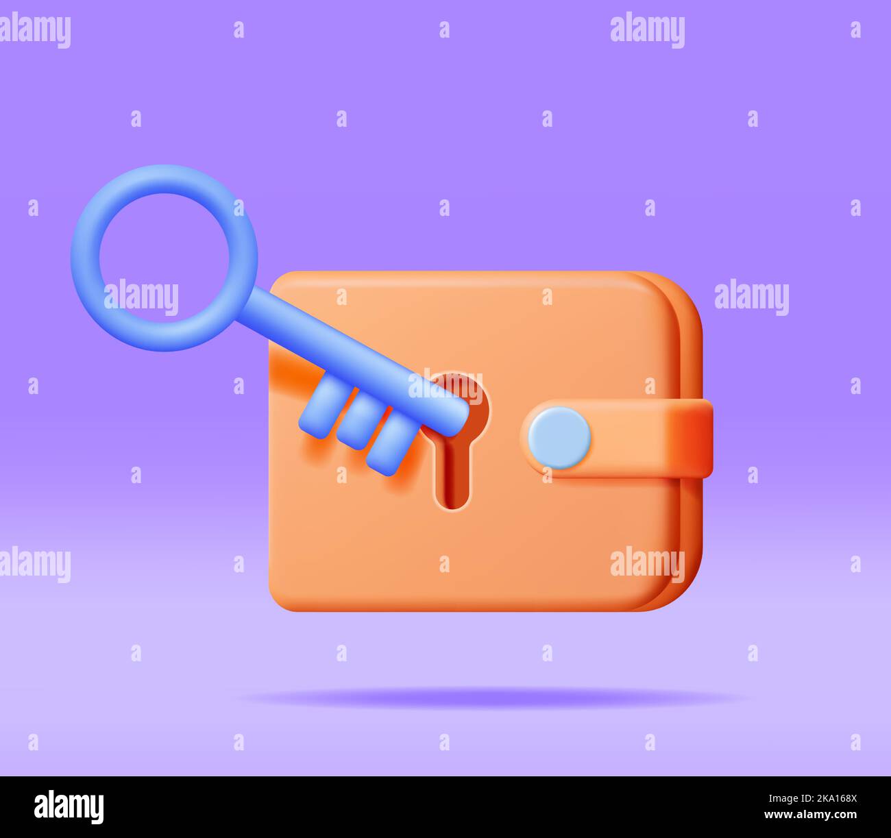 3d illustration key hole Stock Vector Images - Alamy