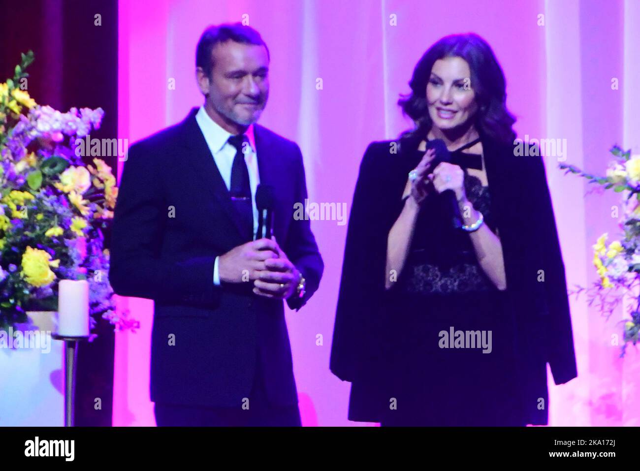 30 October 2022 - Nashville, Tennessee - Tim McGraw, Faith Hill. CMT ...