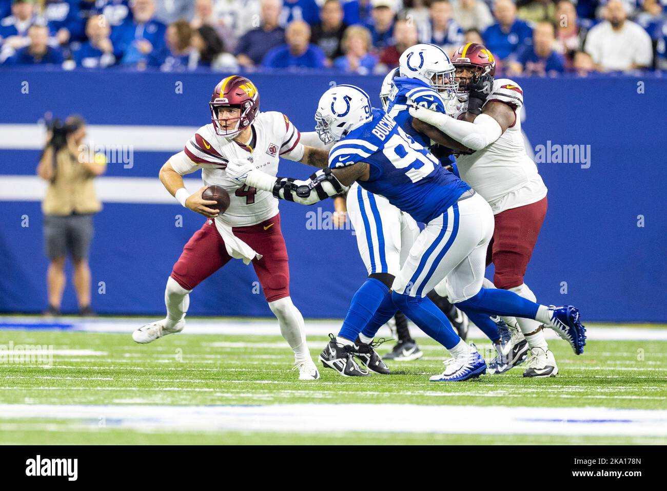 Indianapolis, Indiana, USA. 30th Oct, 2022. Washington Commanders ...