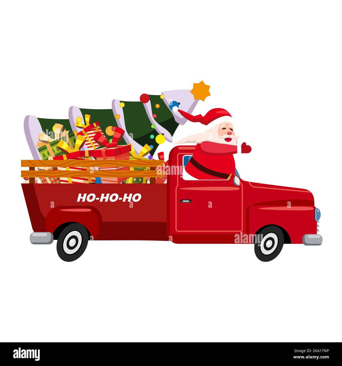 Truck drives Stock Vector Images - Alamy