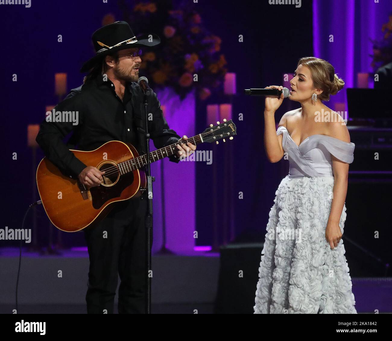 Nashville, USA. 30th Oct, 2022. Lukas Nelson and Emmy Russell at the ...