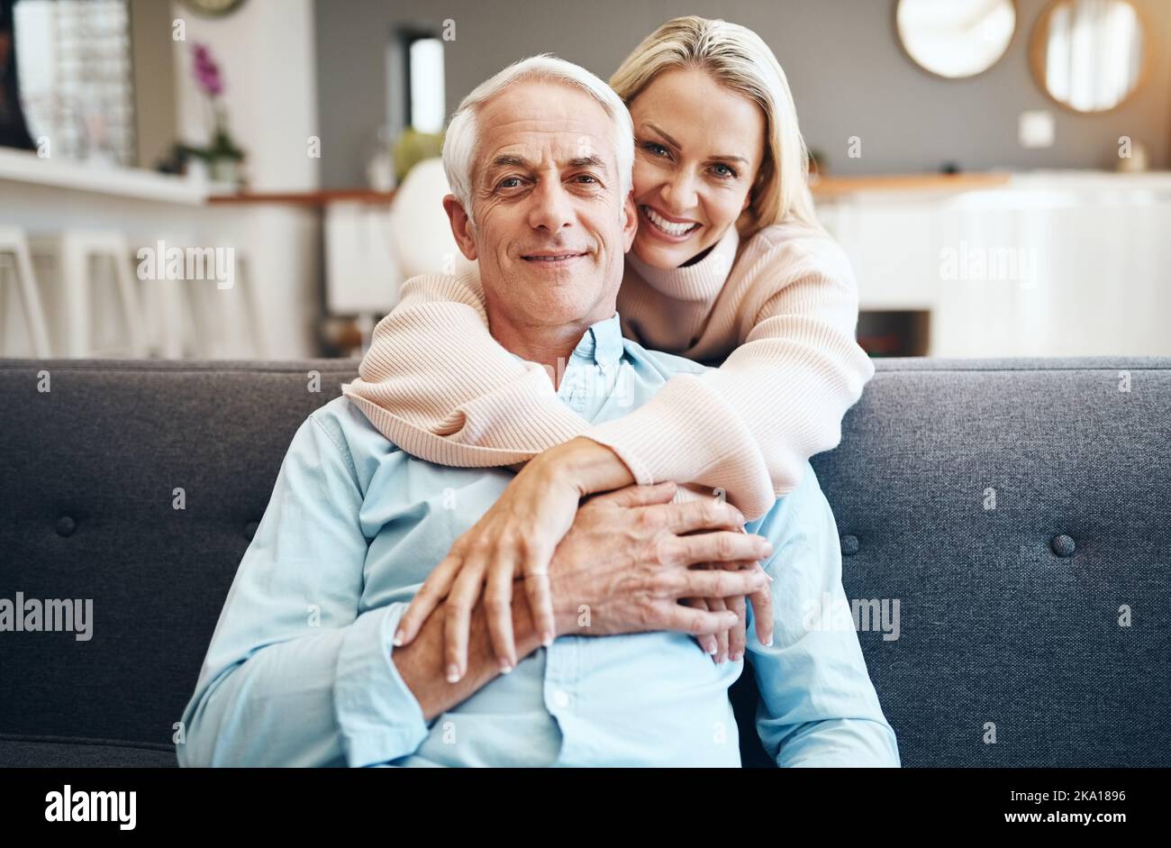 Still happily married after all these years. an affectionate mature ...