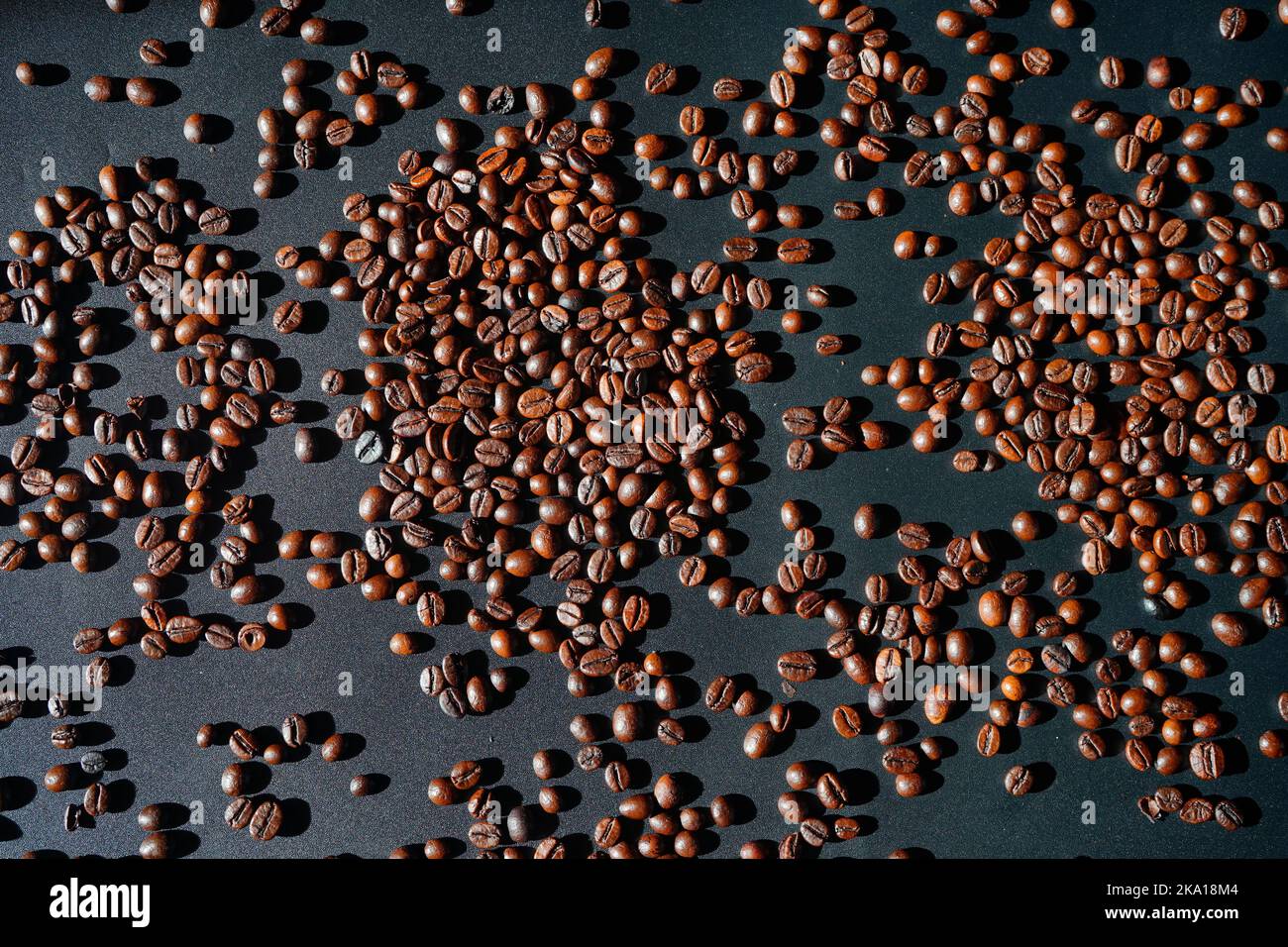 Indonesian Java coffee beans background wallpaper Stock Photo - Alamy