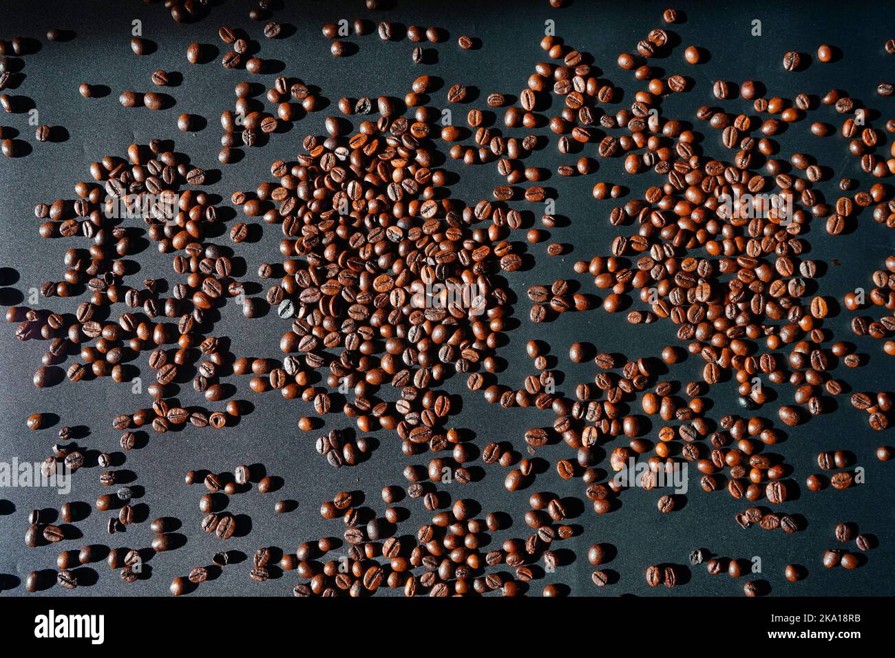 Indonesian Java coffee beans background wallpaper Stock Photo - Alamy