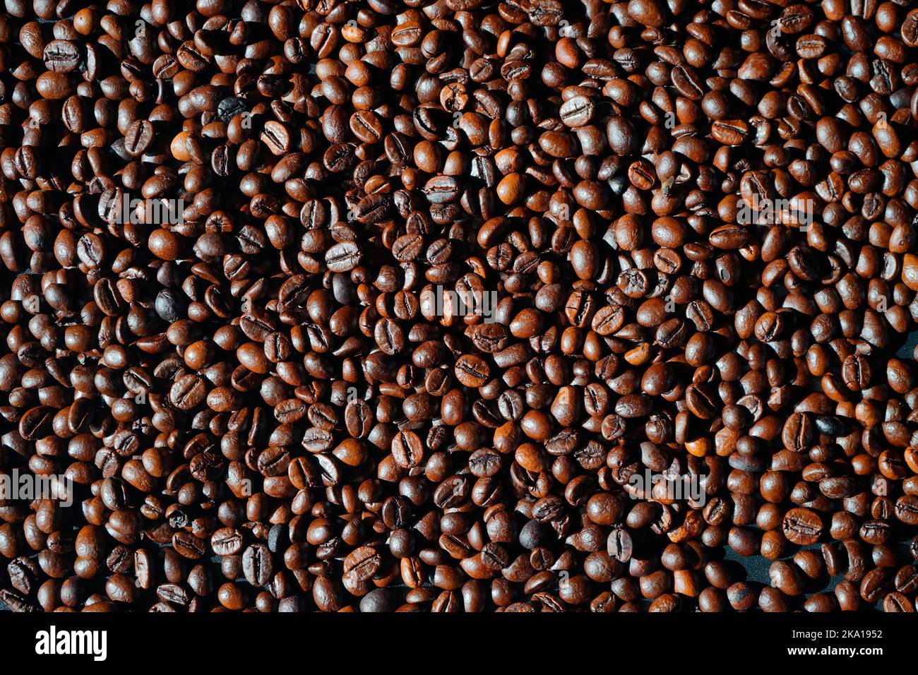 Indonesian Java coffee beans background wallpaper Stock Photo - Alamy