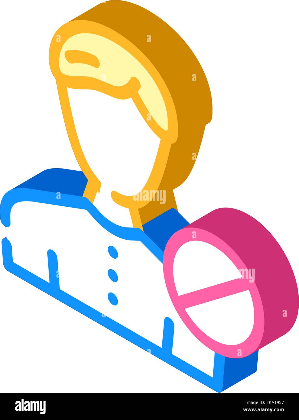 account blocked isometric icon vector illustration Stock Vector Image ...