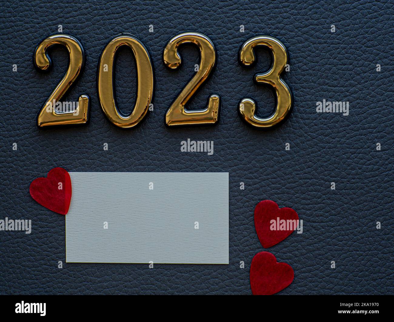 2023 on the black background Stock Photo - Alamy