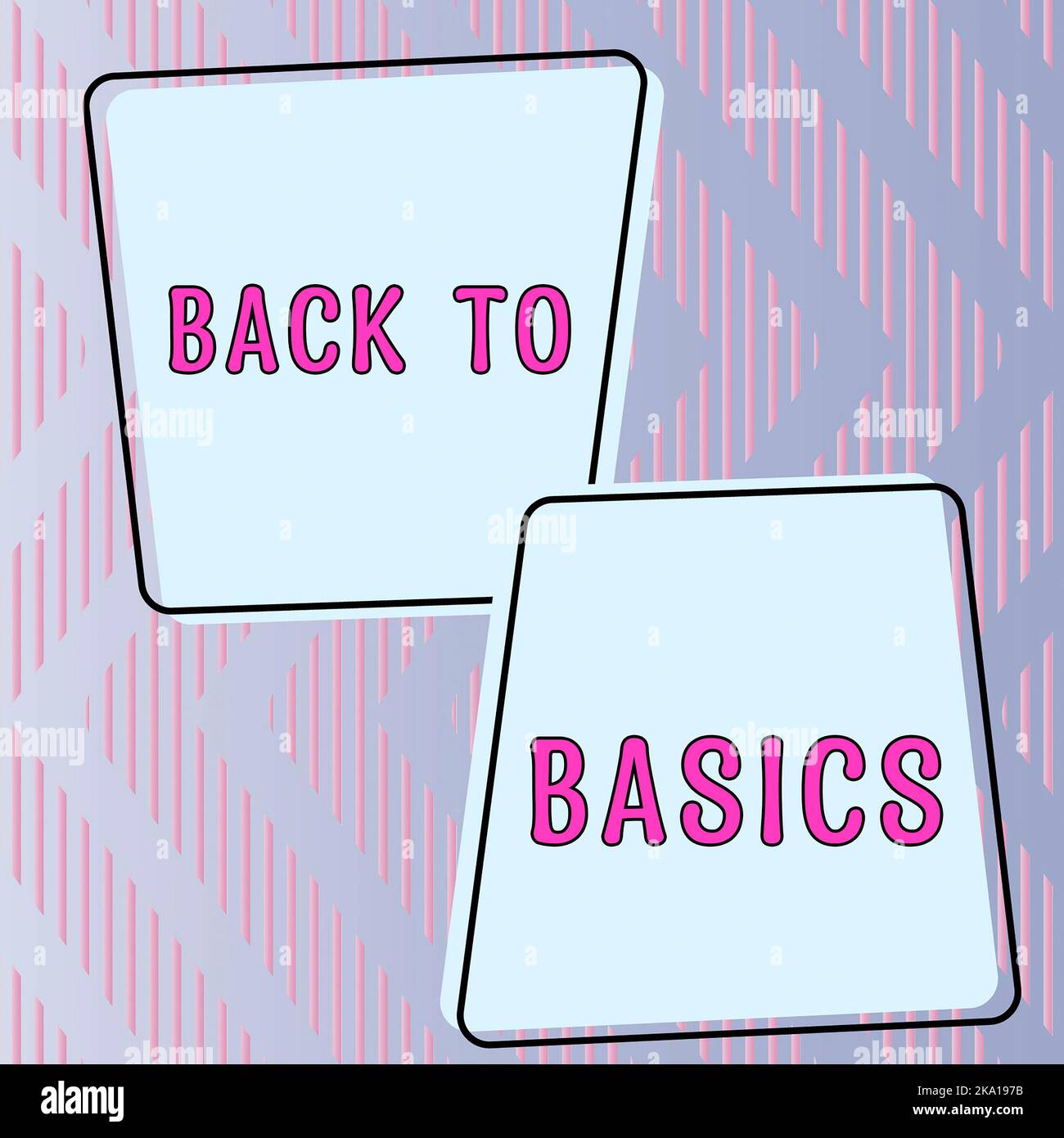 Text showing inspiration Back To Basics. Word for Healthy routine ...