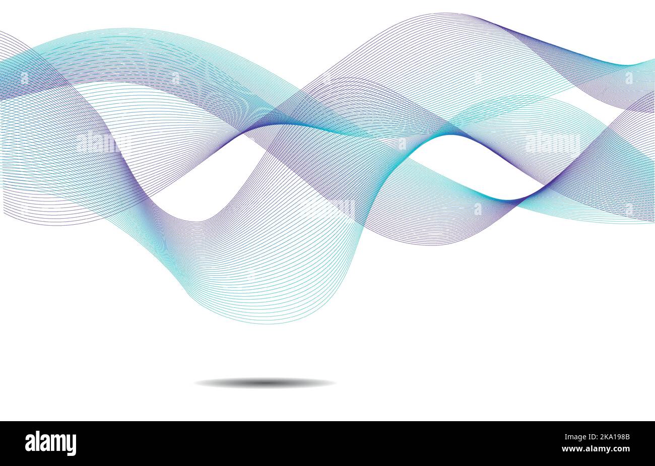 Abstract wave element for design. Digital frequency track equalizer ...