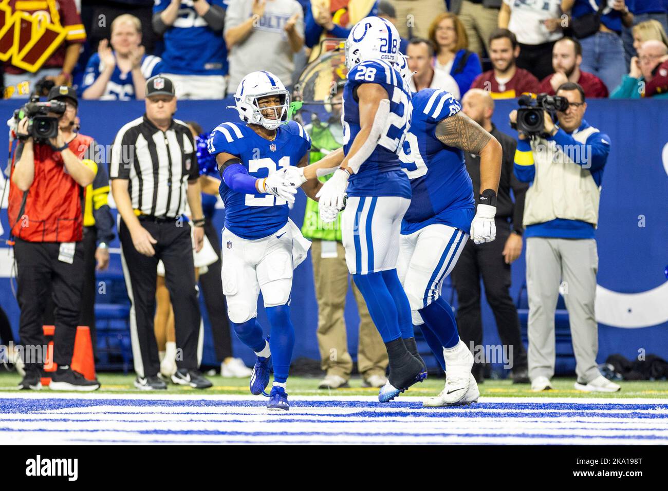 Jonathan taylor celebrate hi-res stock photography and images - Alamy