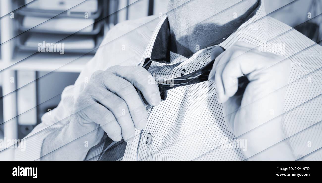 Undoing tie hi-res stock photography and images - Alamy