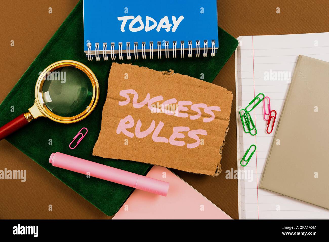 Handwriting text Success Rules. Business overview provides guidance the ...